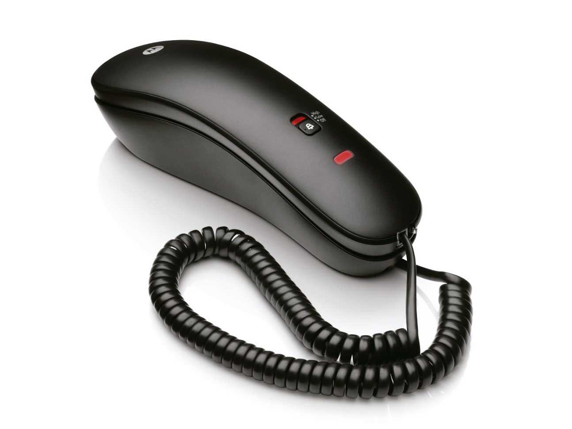 Telefone Fixo MOTOROLA CT50 Preto | Worten.pt