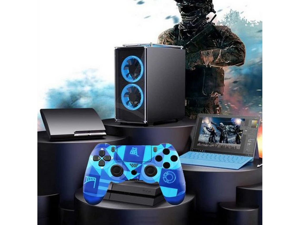 Comando PS4 KINSI Kinsi Dualshock (Wireless - Azul) | Worten.pt