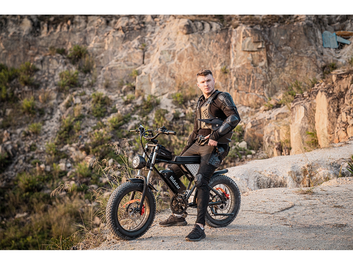 Bicicleta Elétrica De Neve Para Montanha 1000W 48Km/H 20Ah Baterias ...