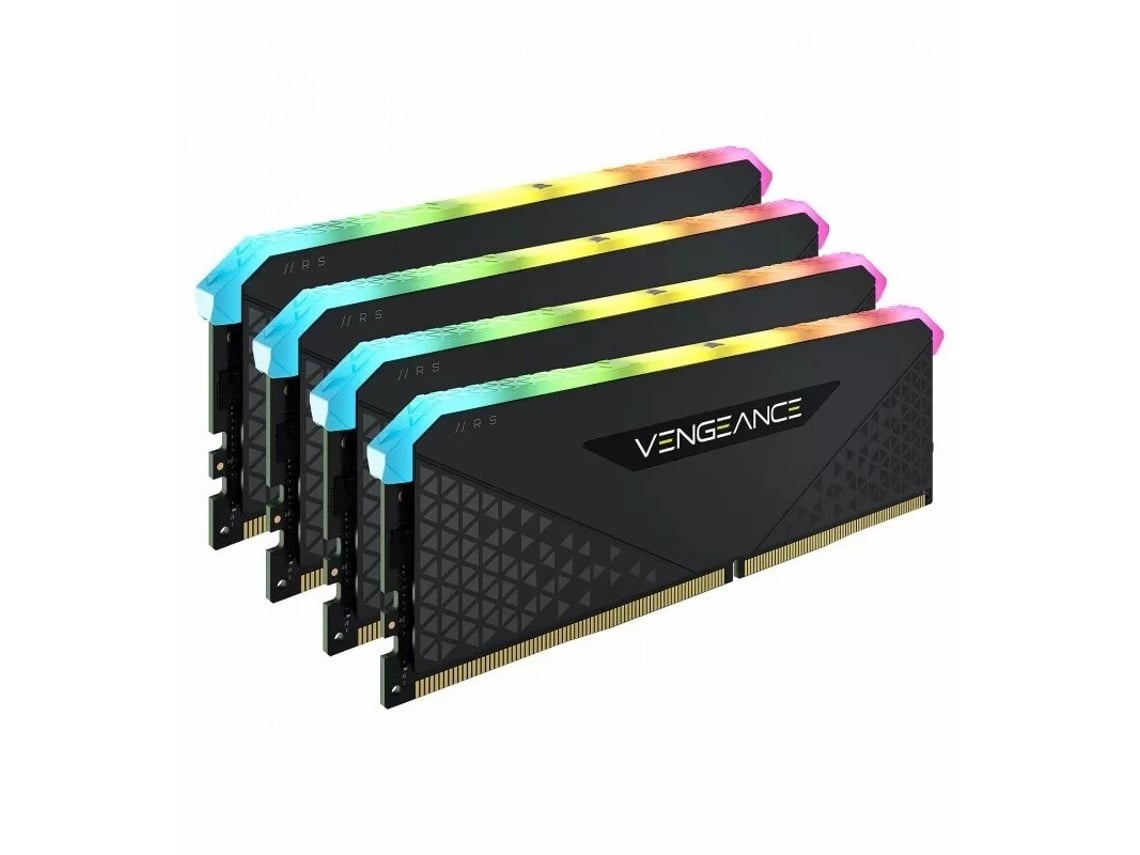 Memória RAM DDR4 CORSAIR Vengeance RGB RT (4 x 8 GB - 3200 Mhz - Preto ...