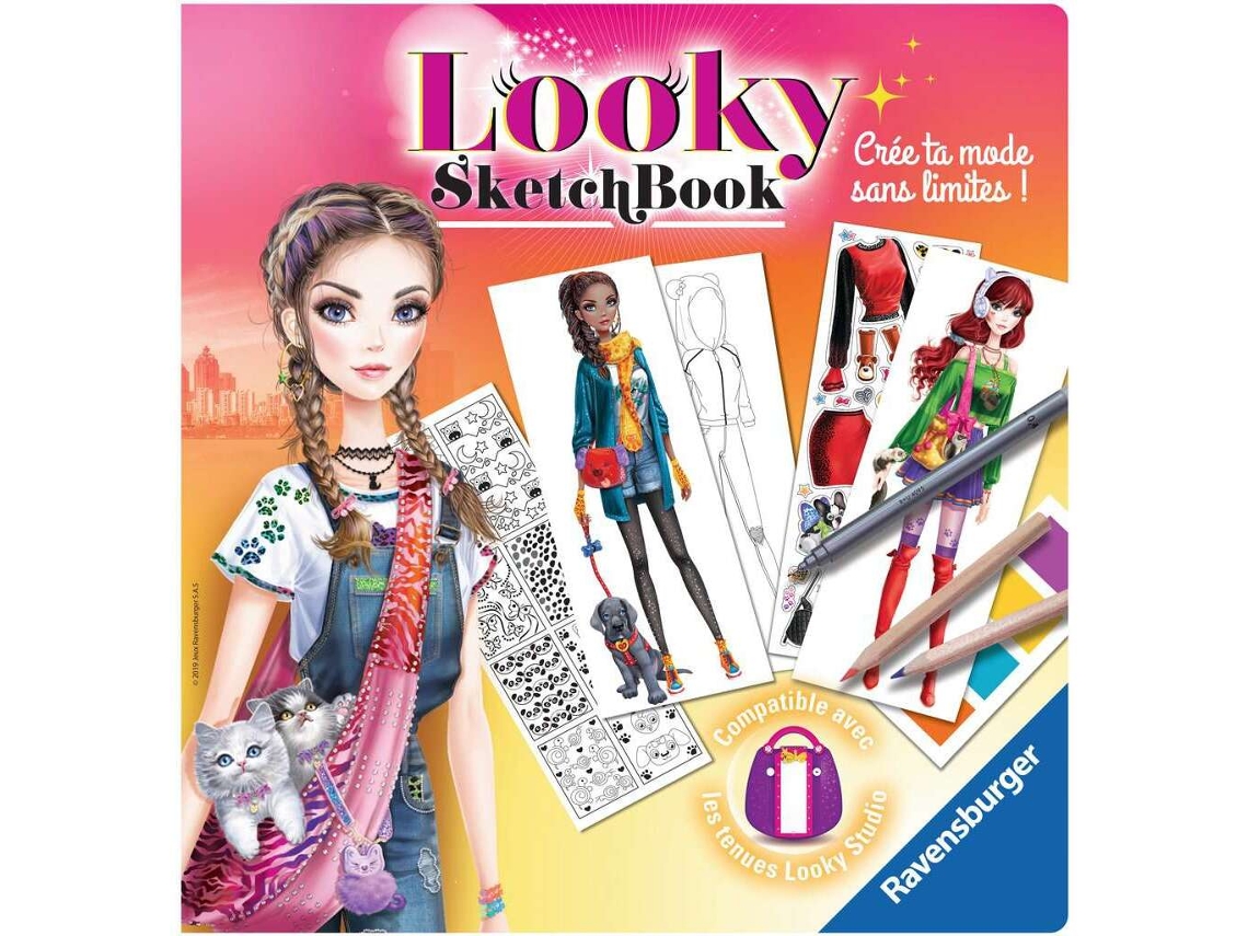 Looky Sketch Book Pequenos Animais Ravensburger | Worten.pt