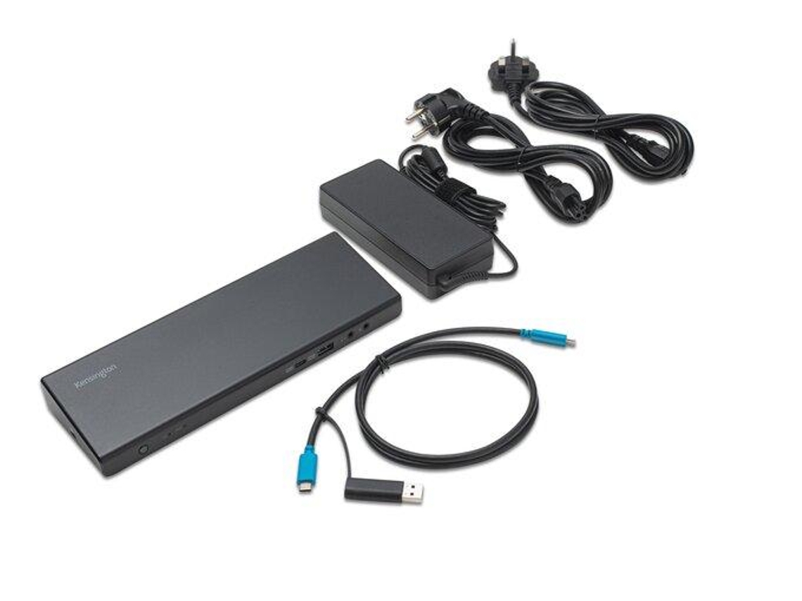 Kensington Sd4750P Usb-C & Usb 3.0 Dual 4K Docking com Fios Usb 3.2 Gen ...