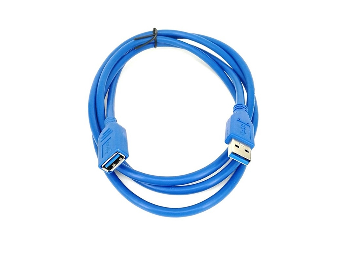Cabo Extensor Usb 3.0 com 1 Metro Azul Goeik | Worten.pt