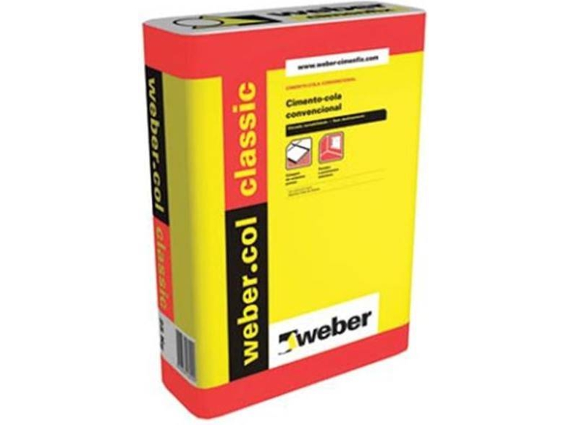 Argamassa WEBER weber.col Classic Cinza (25kg) | Worten.pt