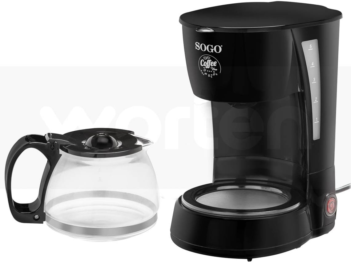 Máquina de Café Filtro SOGO CAF-SS-5655 (4 Chávenas) | Worten.pt