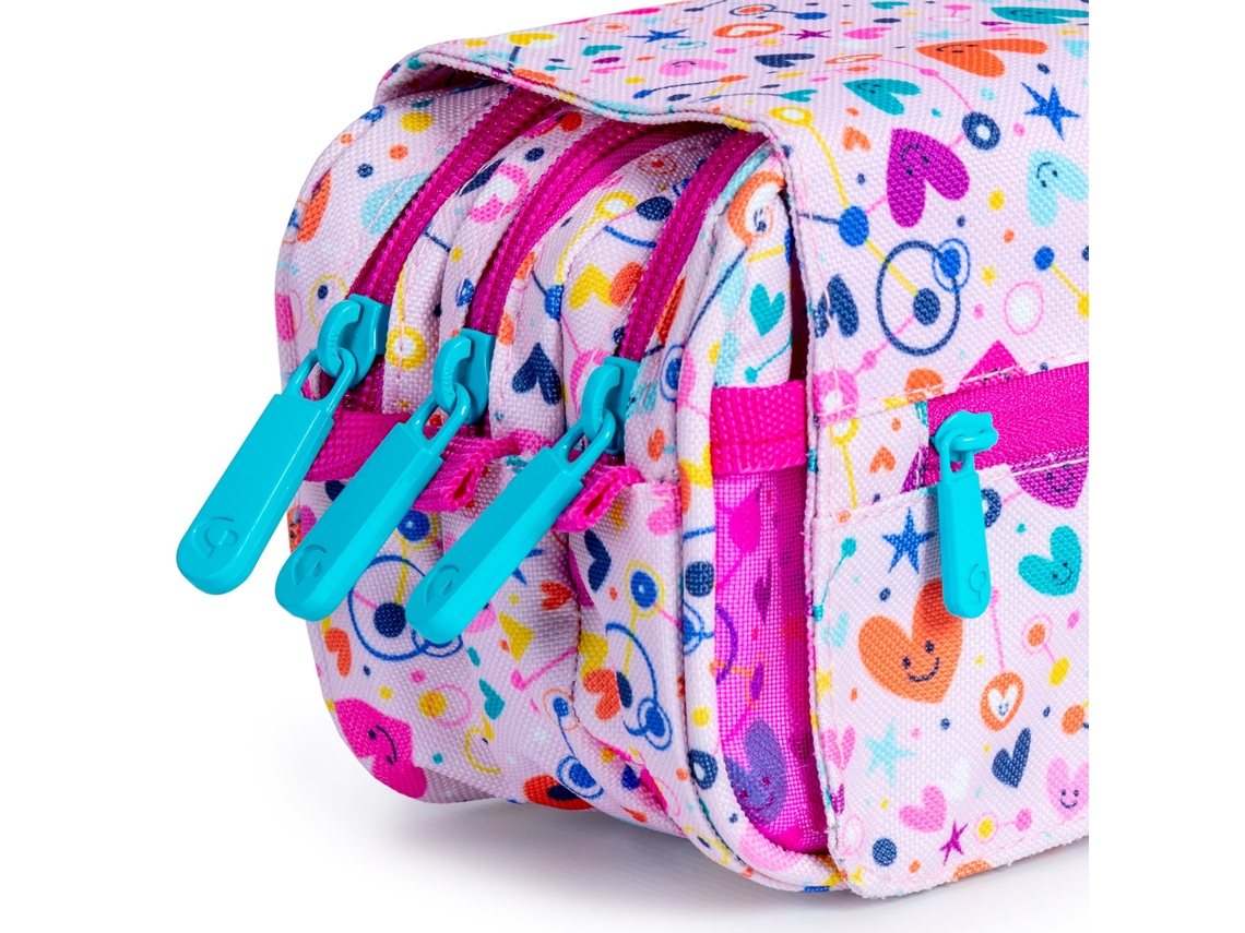 COLEPACK Design Estojo Triplo com Material Escolar Incluído | Worten.pt