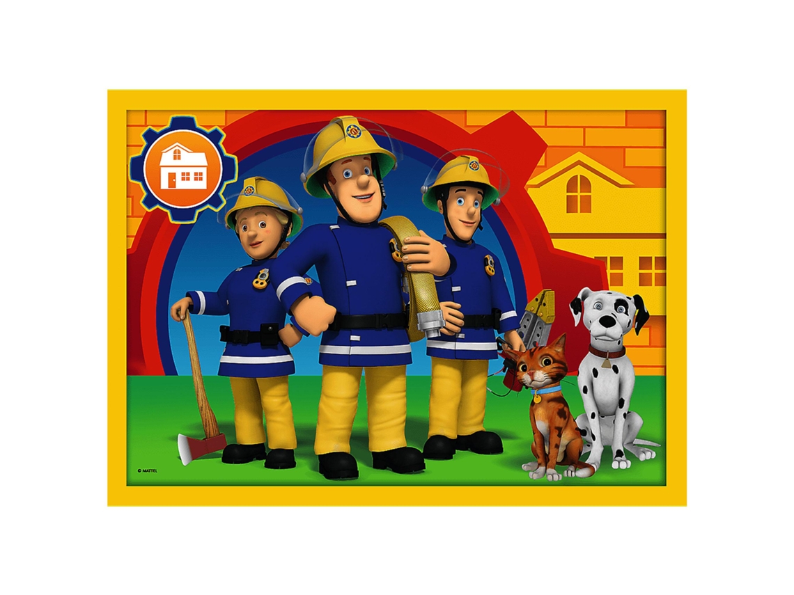 Puzzle 4 em 1- Bombeiro Sam | Worten.pt