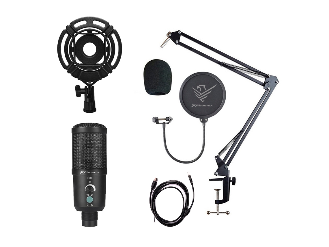 Microfone com Um Filtro Anti -Whock Filtro Usb Usb Phooenix ...