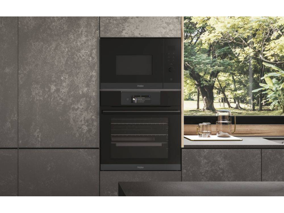 Micro-ondas Encastre HAIER HWO38MG6HXB (25 L - Com Grill - Preto) | Worten.pt
