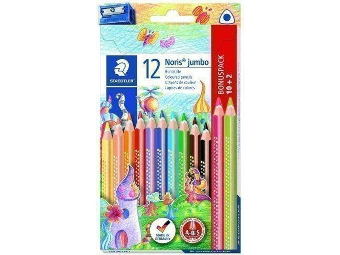 Lápis de Cores STAEDTLER Noris Jumbo Conjunto 5 Unidades | Worten.pt
