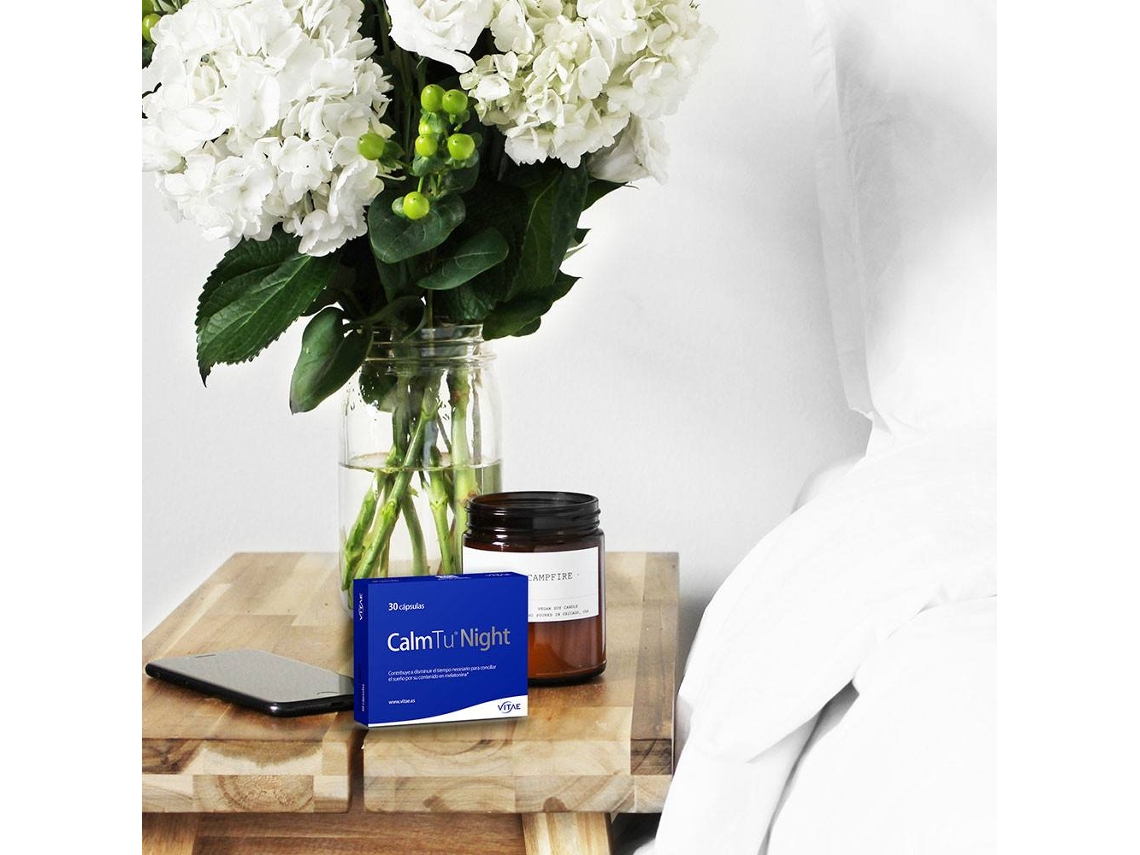 Suplemento Alimentar VITAE Calm Tu Night 60 Cápsulas | Worten.pt