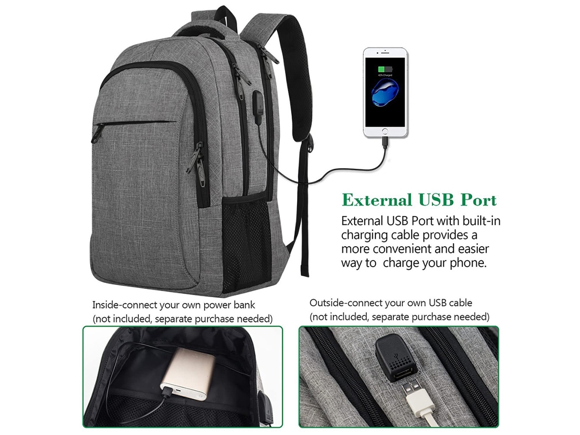 Mochila de Grandes Dimensões com Compartimento para Laptop Adequado ...