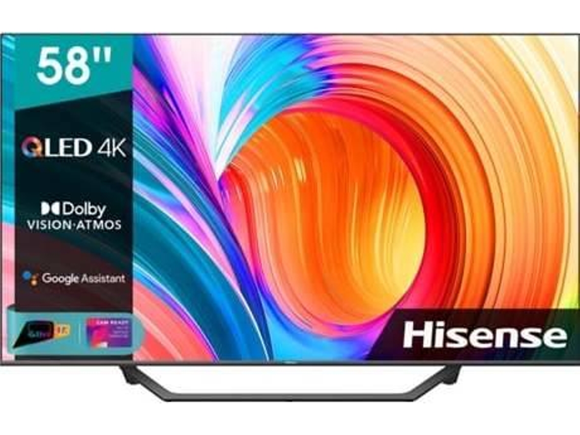 TV HISENSE 58A72GQ (Outlet Grade A - QLED - 58'' - 147 cm - 4K Ultra HD ...