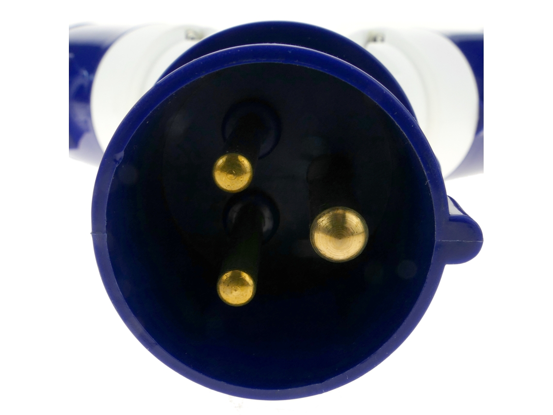 Adaptador Cee Plug Masculino para 2 X Cee Plug Fêmea 2P+T 16A 250V Ip44 ...