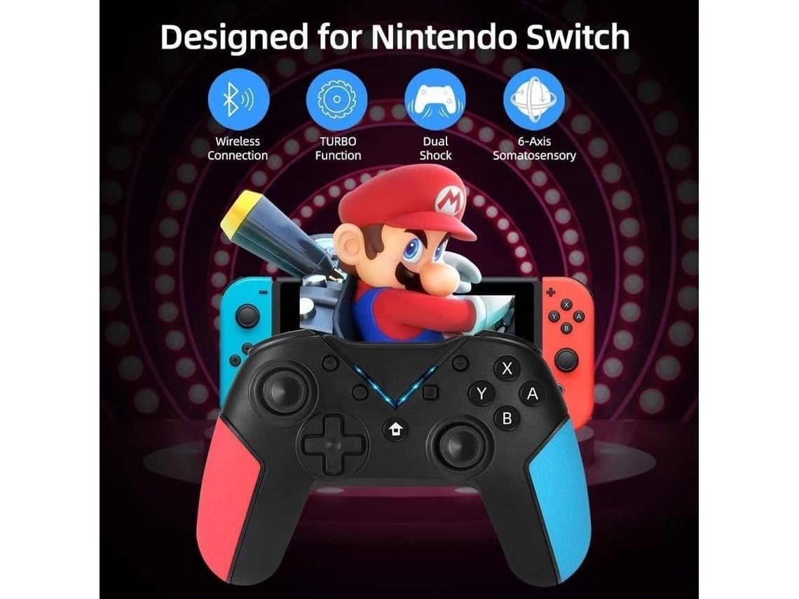 Comando Nintendo Switch Pro ENZONS Bluetooth | Worten.pt