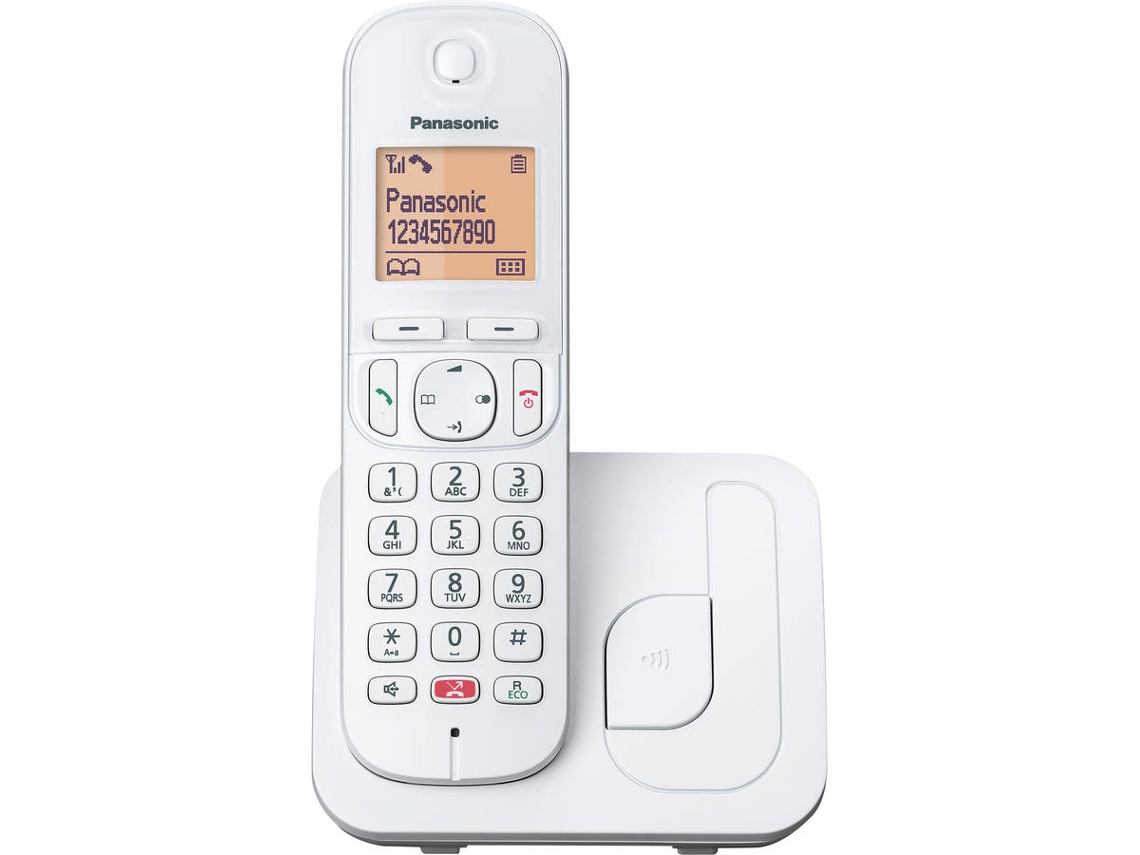 Telefone Fixo PANASONIC TGC250SPW Branco | Worten.pt
