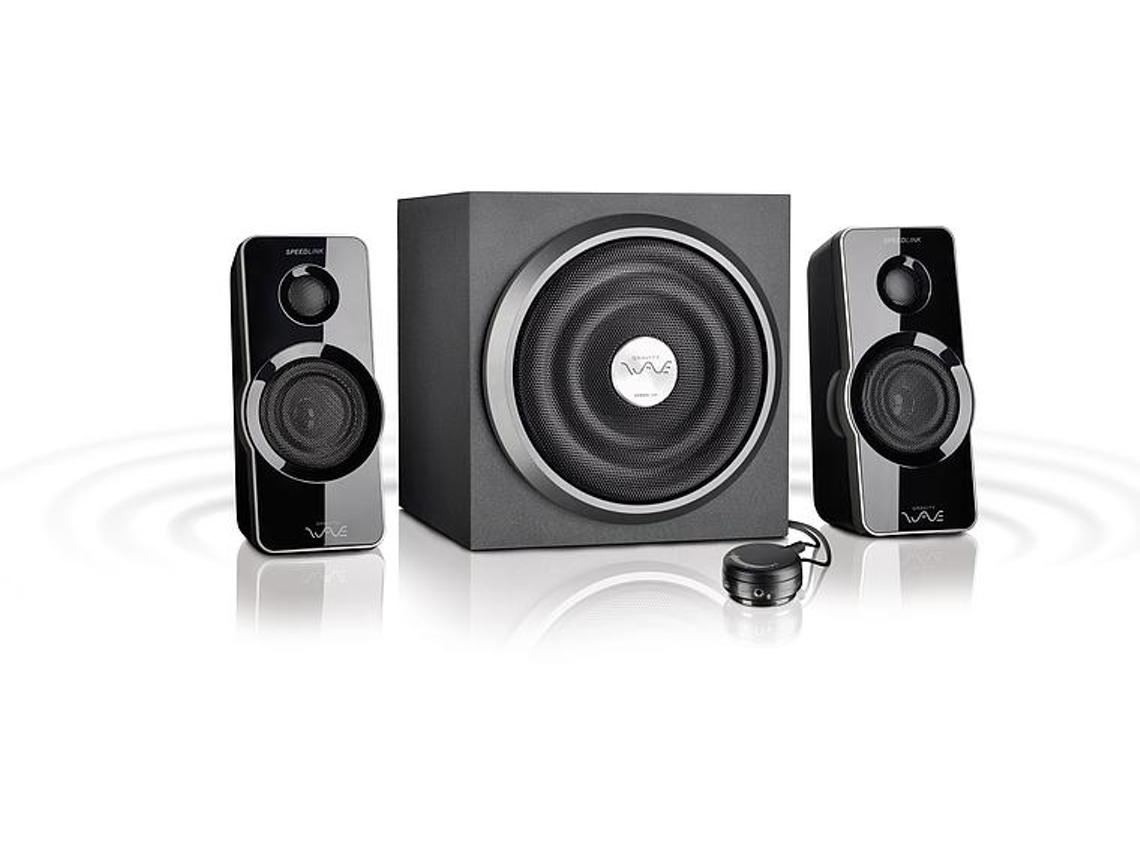 Speedlink Sistema Áudio Speedlink Gravity Wave X 2.1 com Subwoofer ...