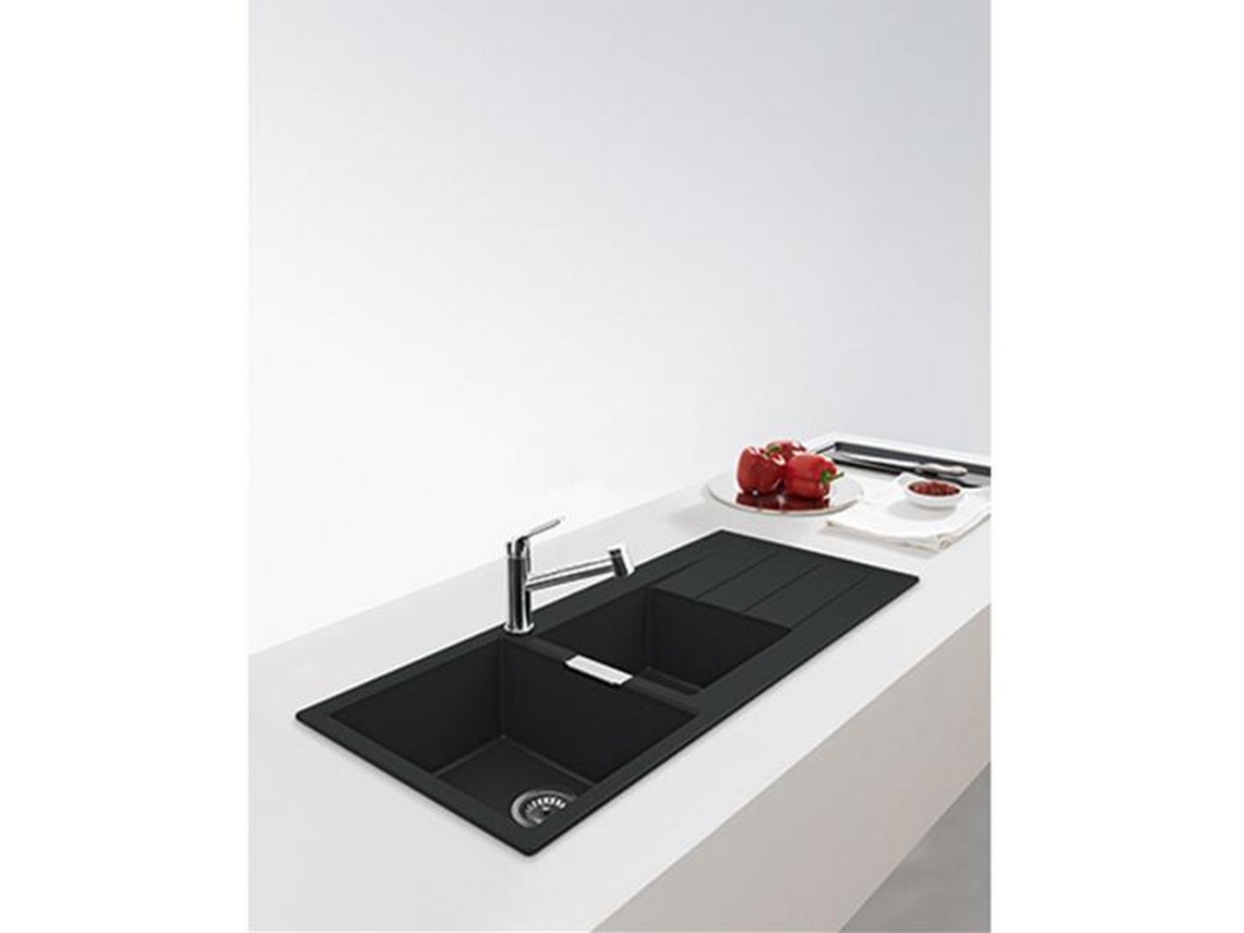 Lava-Loiça FRANKE Embutido em Carbono de 80 cm 915175 | Worten.pt