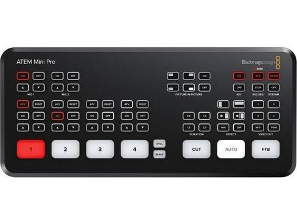 Vídeo Switcher BLACKMAGIC DESIGN ATEM Mini Pro | Worten.pt