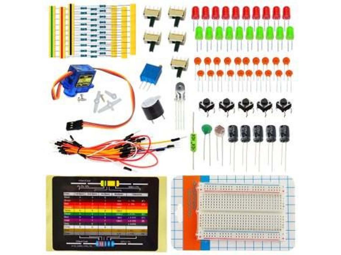 Kit Básico Funduino / Arduino 21 Componentes Arduino Compatível | Worten.pt