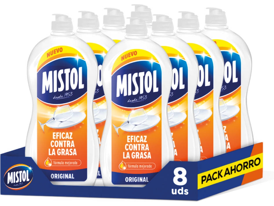 Detergente Loiça MISTOL Original 8 Unidades (900 ml) | Worten.pt