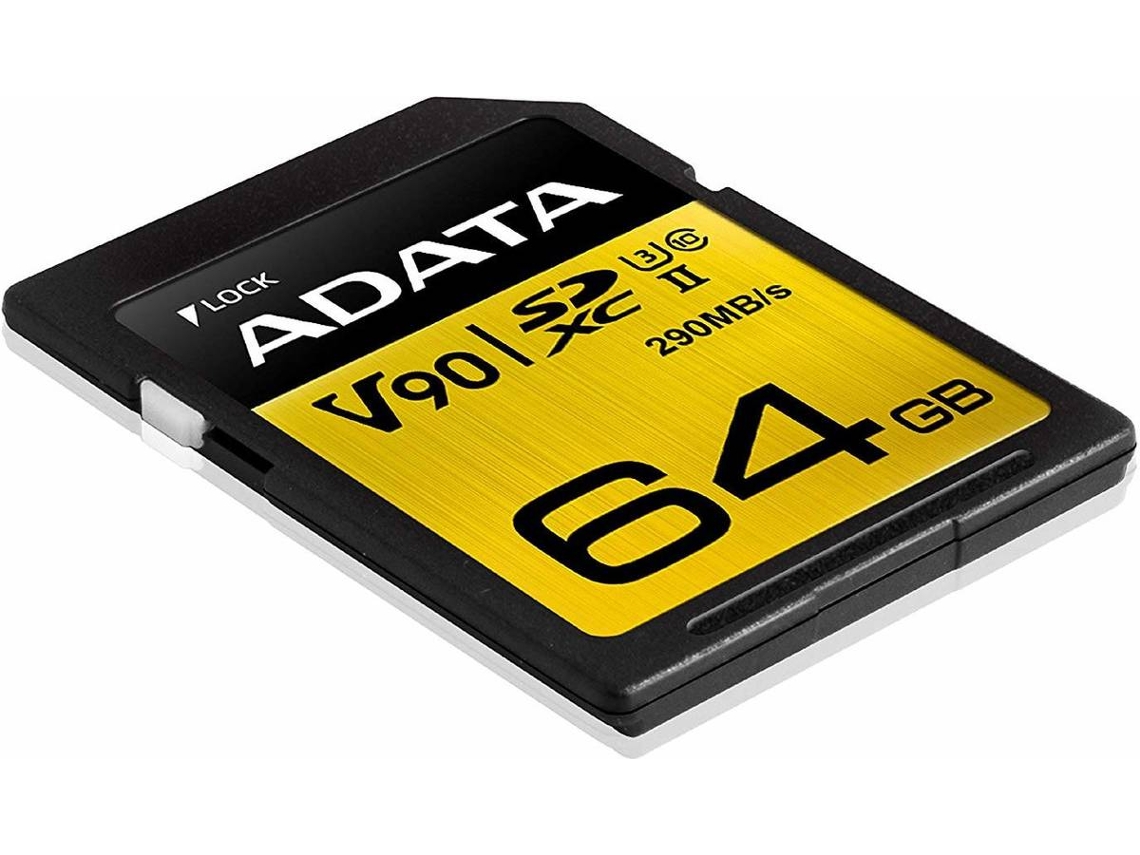 Cartão de Memória SD ADATA Premier ONE SDXC UHS-II U3 Class 10 64GB | Worten.pt