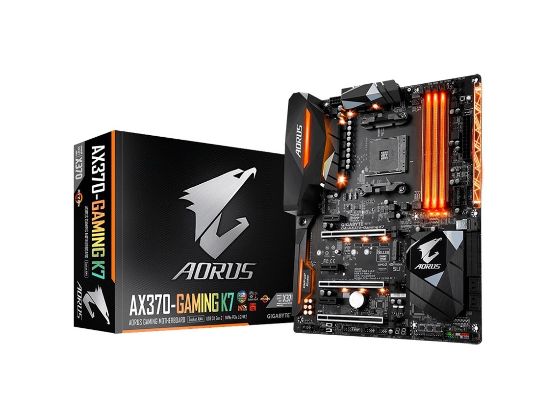 Motherboard GIGABYTE GA-AX370-Gaming K7 (Socket AM4 - AMD X370 - ATX ...