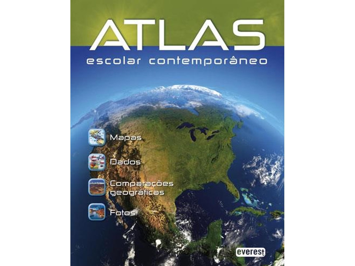 Livro Atlas Escolar Contemporâneo | Worten.pt