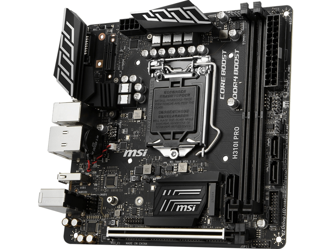 Motherboard MSI H310I PRO (Socket LGA 1151 - Intel H310 - Mini ITX ...