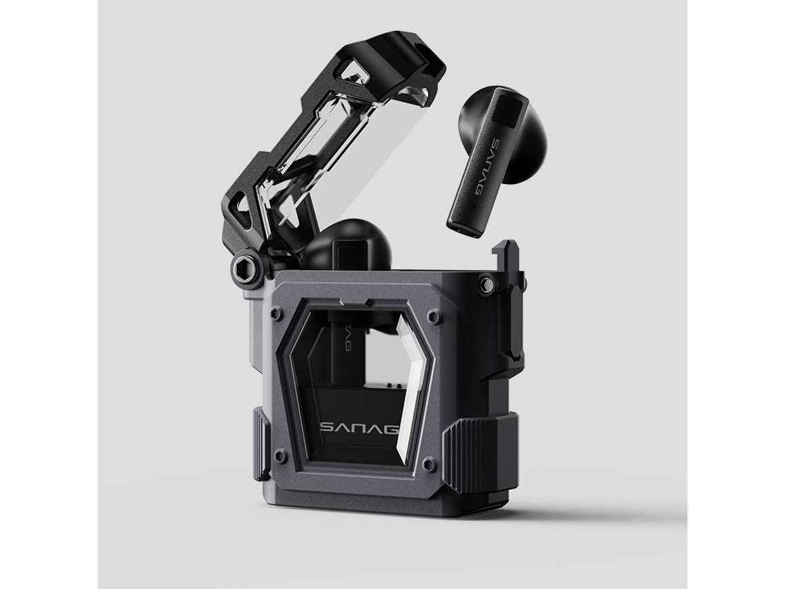 Auriculares Bluetooth True Wireless SENLIN metal mech h9s | Worten.pt