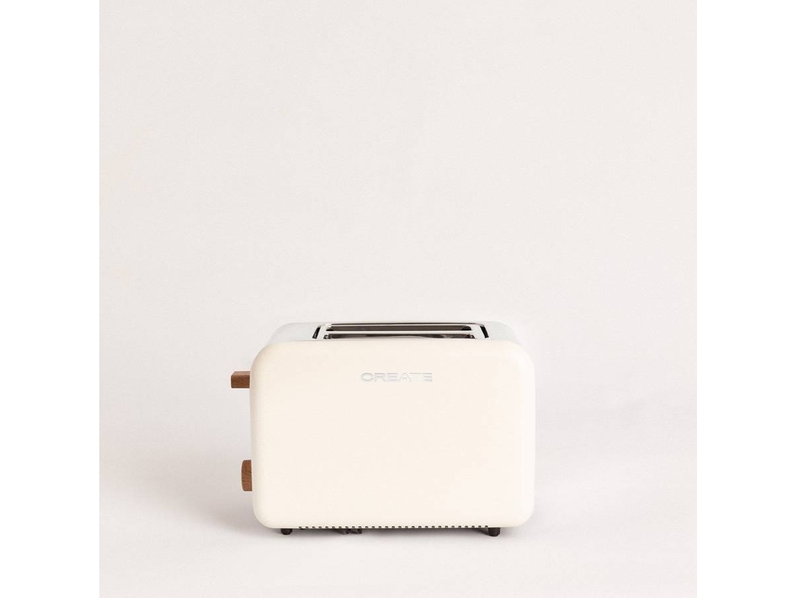 Torradeira CREATE Toast Retro (850 W - Branco Off) | Worten.pt