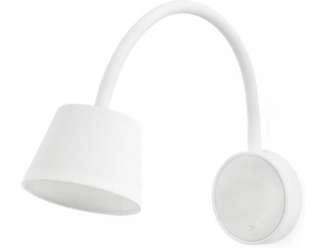 Aplique FARO BARCELONA Blome LED (3W - Metal, Tecido - Branco) | Worten.pt