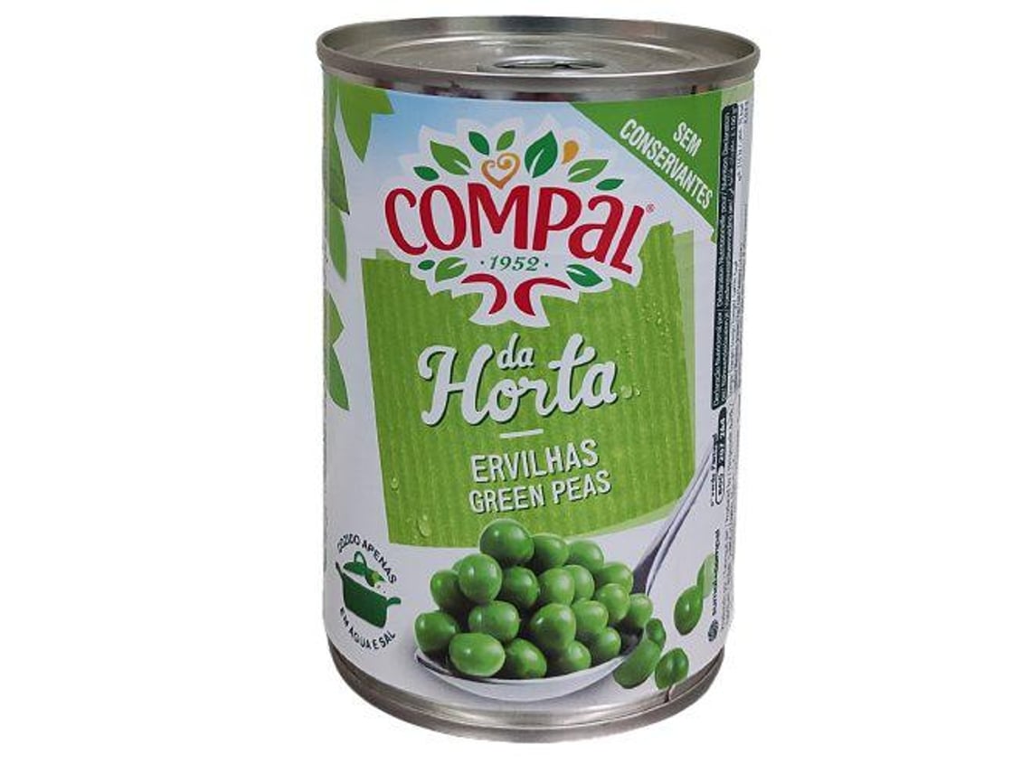 Ervilhas Compal Da Horta Lata 260 G | Worten.pt