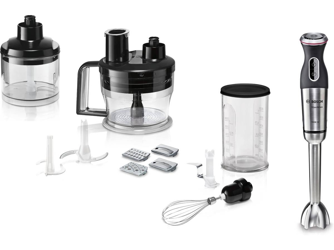 Varinha Mágica + Acessórios BOSCH MS8CM6190 MaxoMixx (1000 W - Inox ...