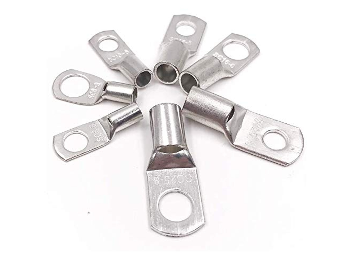 Terminais de Fio de Cobre Terminais de Cabo Terminal Tipo 8 60 Unidade ...