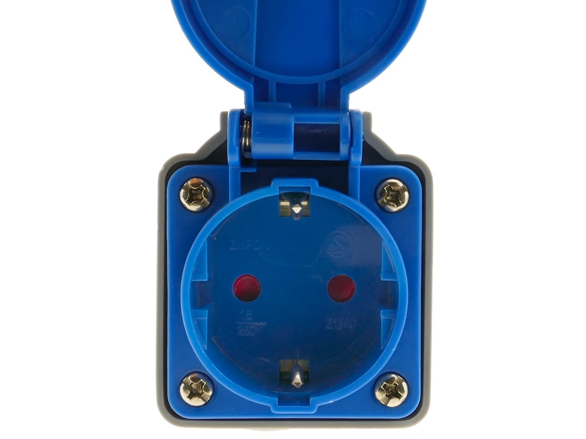 Adaptador Cee Plug Masculino para Schuko Fêmea 2P+T 16A 250V Ip44 Iec-60309 BEMATIK | Worten.pt