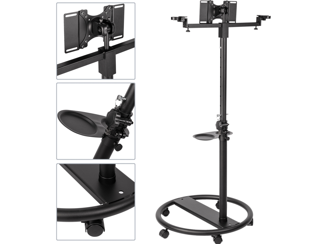 Suporte Vertical de TV BEMATIK com rodas para TV de ecrã plano VESA 50 ...