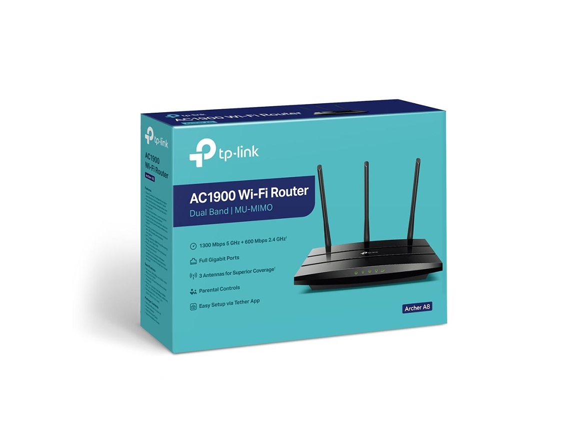 Tp-Link Archer A8 Router Sem Fios Gigabit Ethernet Dual-Band 2.4 Ghz ...