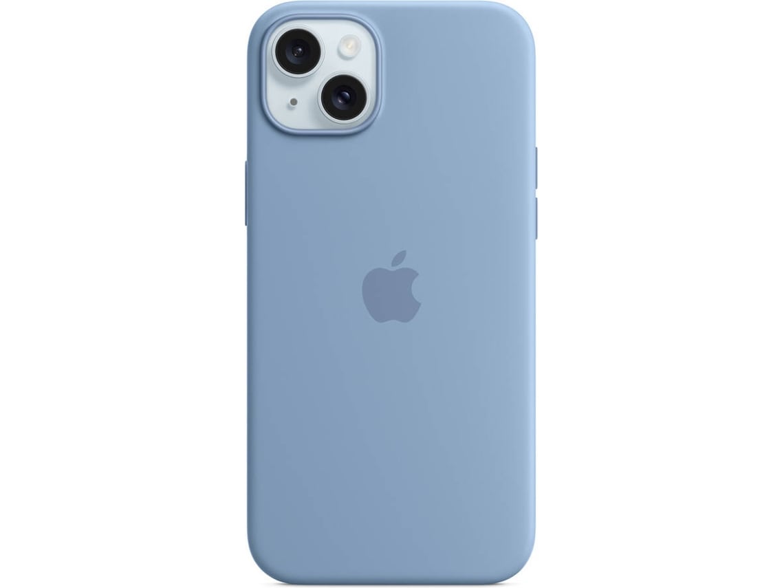 Capa APPLE iPhone 15 Plus Silicone com MagSafe Azul-Inverno | Worten.pt