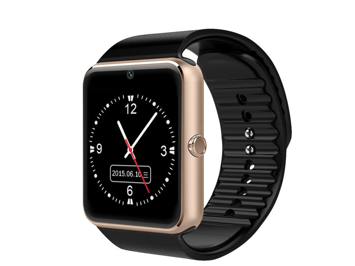 Smartwatch SLOWMOOSE Bluetooth Gt08 Compatível com Cartão Sim Tf (Prata) | Worten.pt