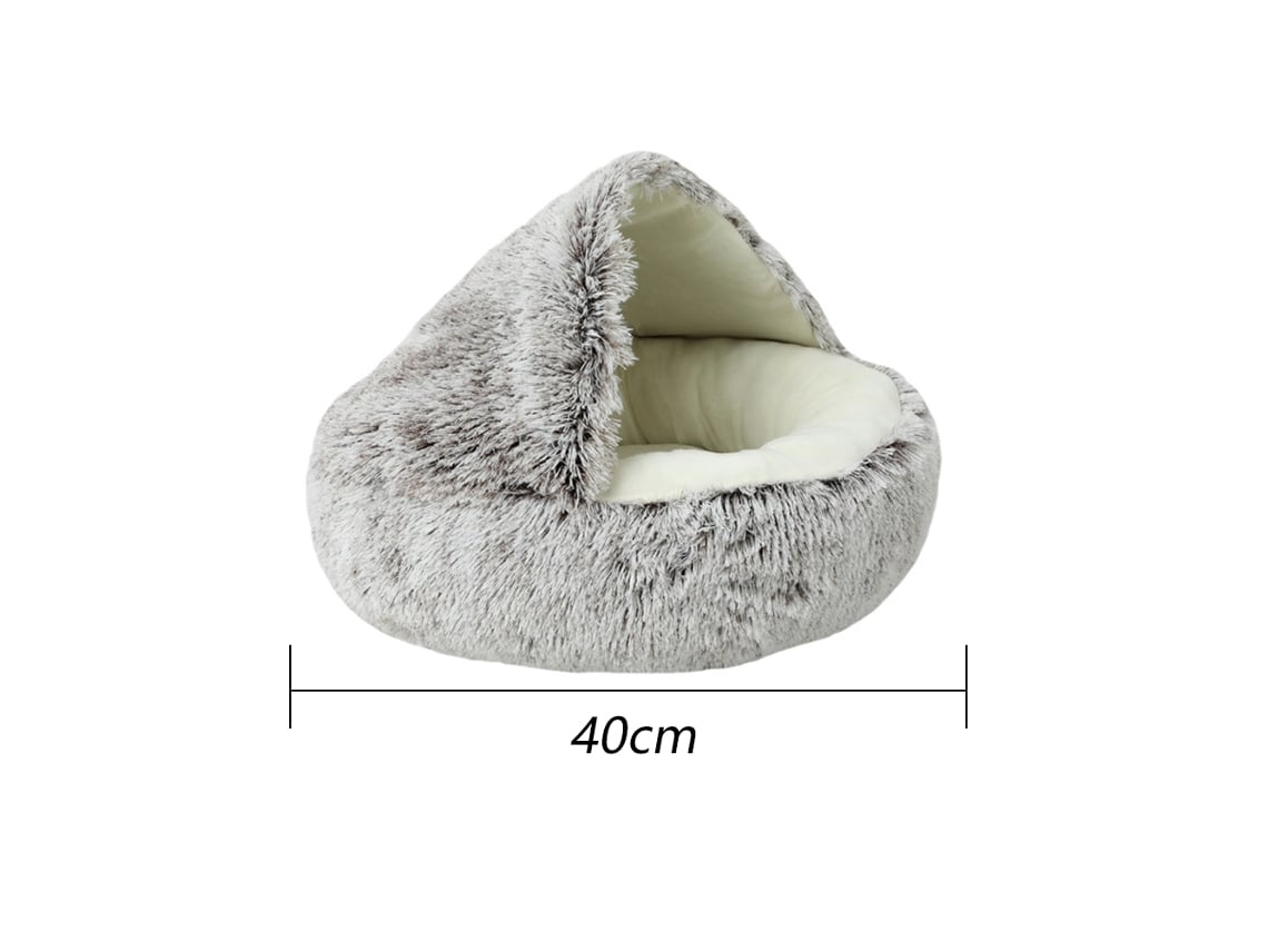 ELKUAIE Ninho de Gato Semifechado Concha Cama de Gato Semifechada Cama ...