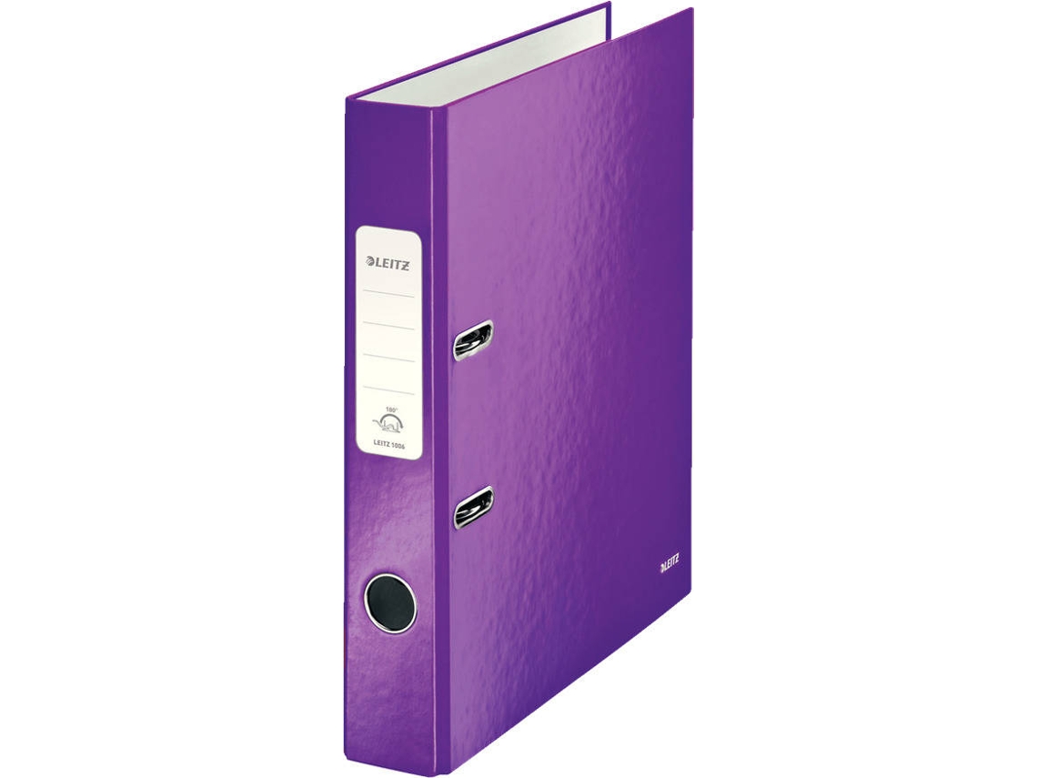 Dossier LEITZ WOW 50 mm Roxo (A4 - Capacidade: 350 folhas) | Worten.pt