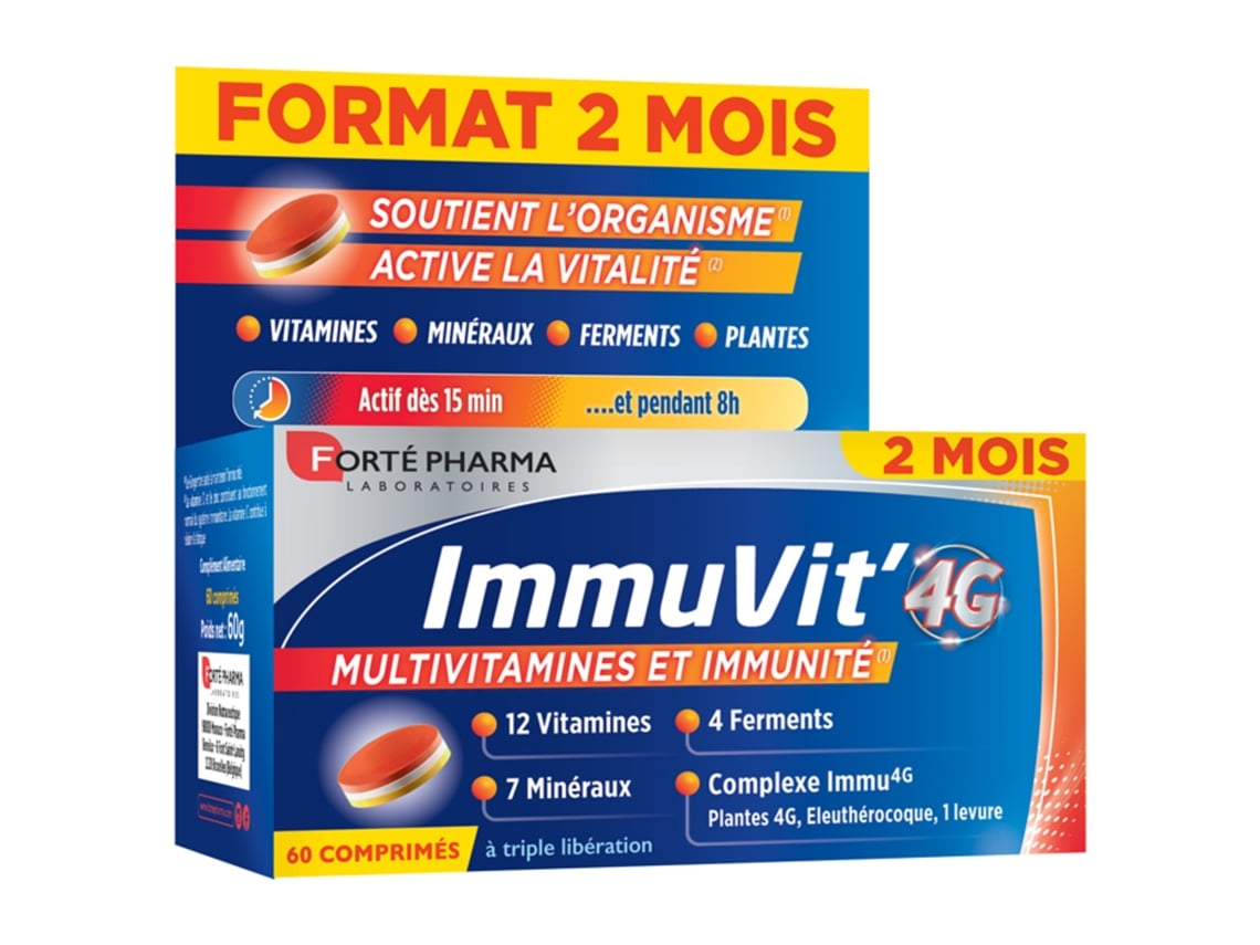 Immuvit' 4G 60 comprimidos FORTÉ PHARMA | Worten.pt