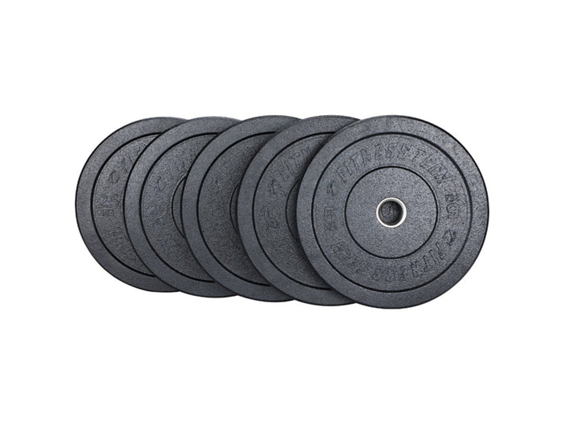 Disco de Musculação Bumper Plate 20 kg FITNESS TECH Hi-Temp | Worten.pt