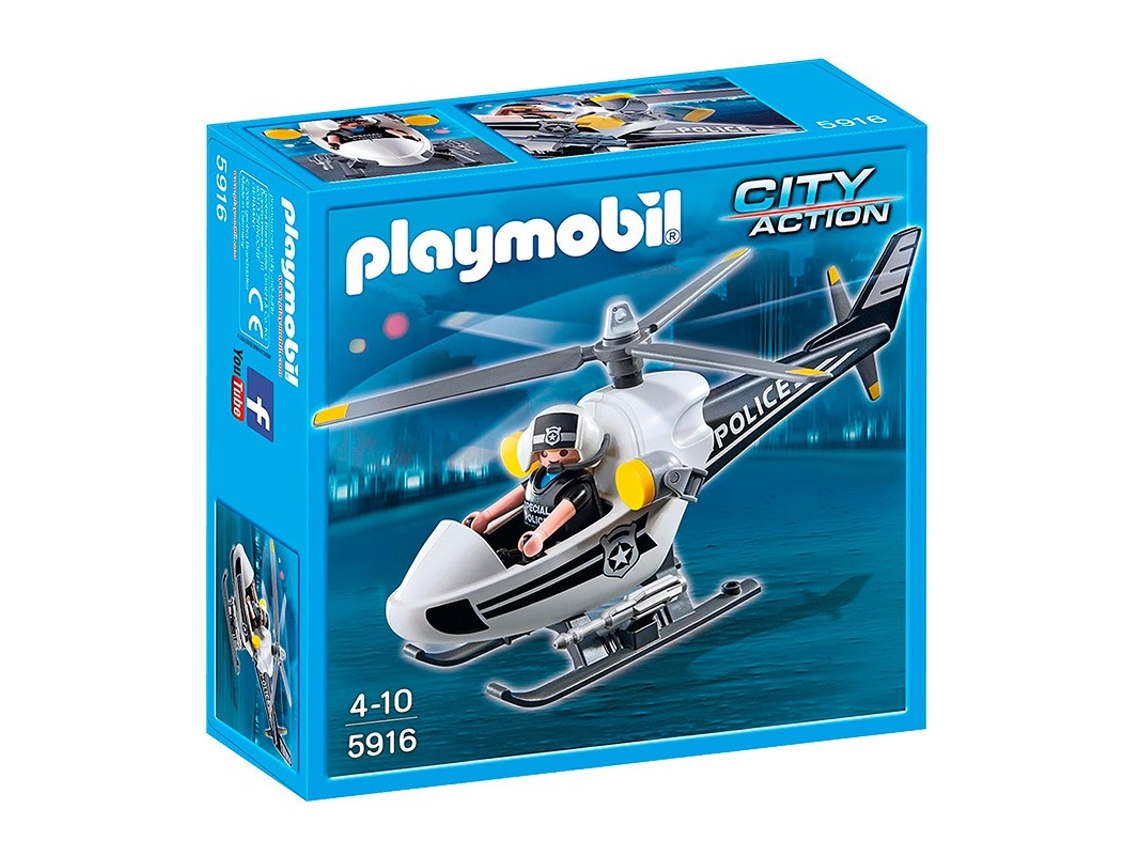 PLAYMOBIL Helicóptero da Polícia 5916 (Idade mínima: 1 ano) | Worten.pt