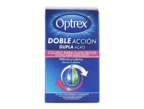 Gotas Oftalmológicas OPTREX Doble Accion Colirio Ojos Secos | Worten.pt