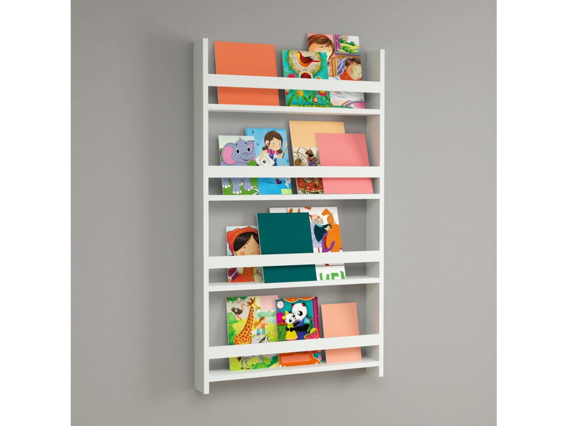 Estante de Parede EN.CASA (Branco - Aglomerado de madeira - 120 x 74 x ...