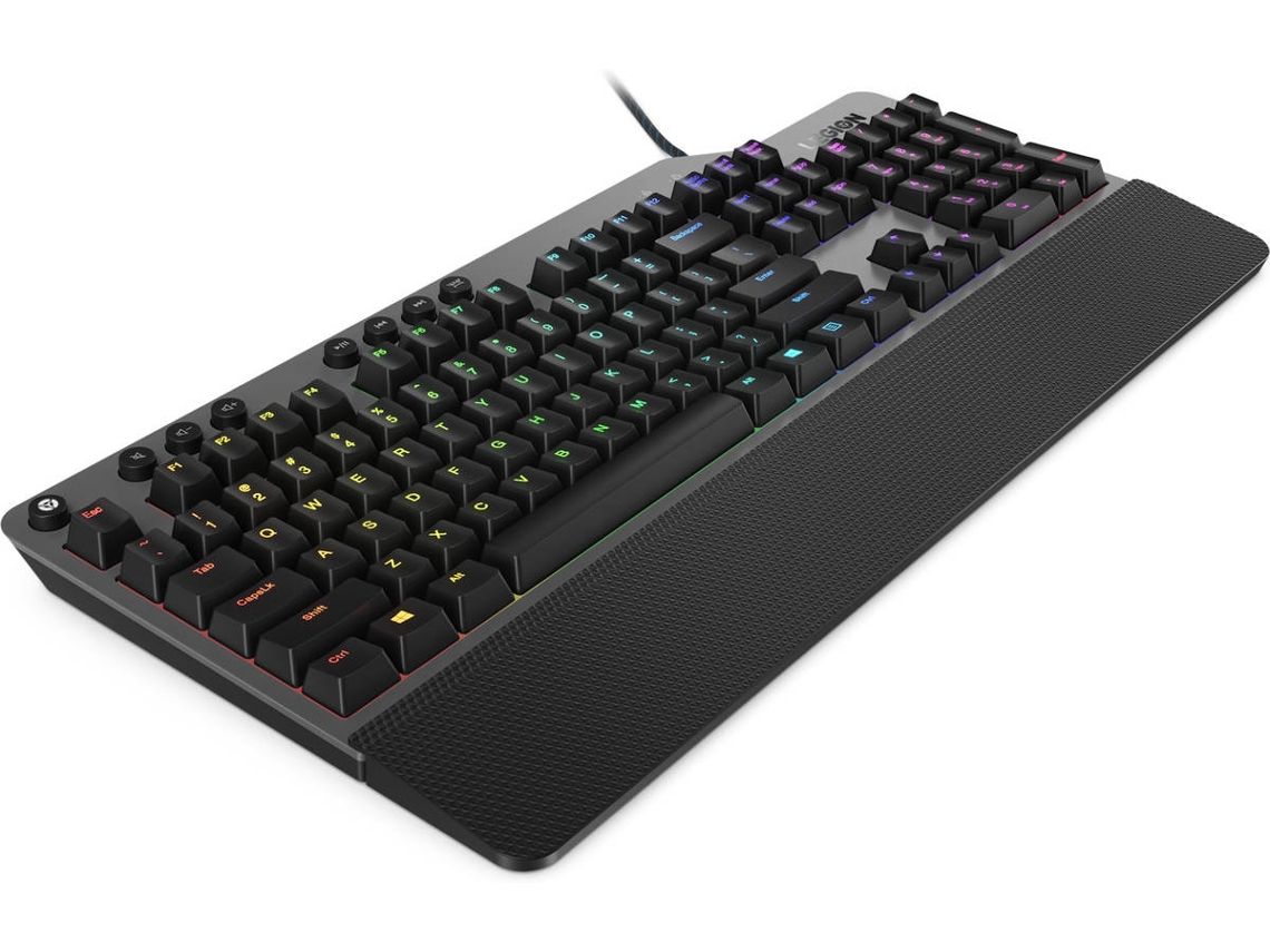 Teclado Gaming LENOVO Legion K500 (Mecânico - Português - Preto) | Worten.pt