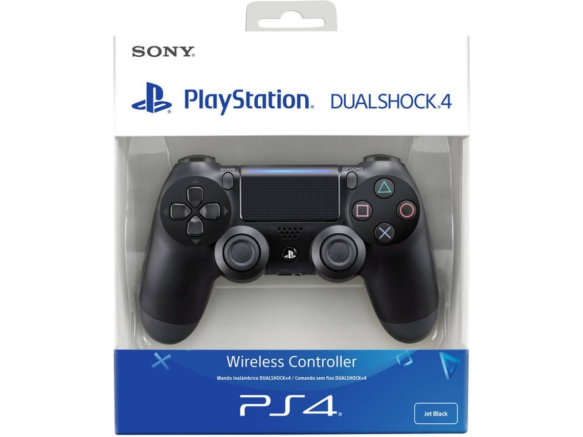 Comando PS4 SONY DualShock 4 Preto (Wireless) | Worten.pt