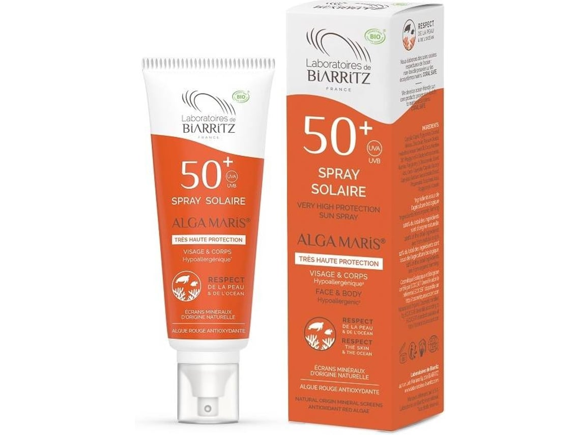 Spray Protetor Solar de Corpo e Rosto LABORATÓRIOS DE BIARRITZ Alga ...